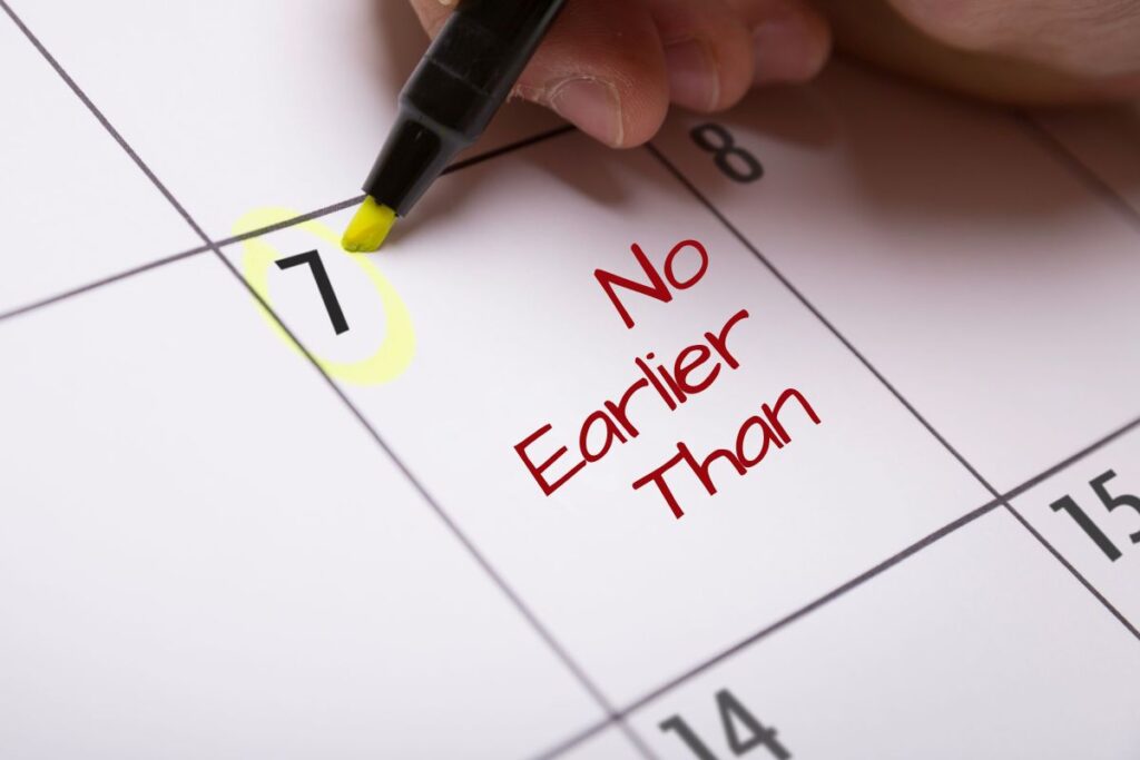 No Earlier Than – All You Need To Know [Meaning + Examples] - Phoenix ...