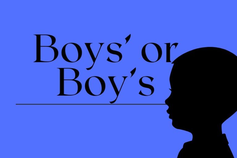 Boys’ or Boy’s- Which One is Correct? + Example - Phoenix English