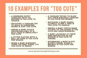 Too Cute Meaning Vs To Cute (To Vs Too) + Examples - Phoenix English