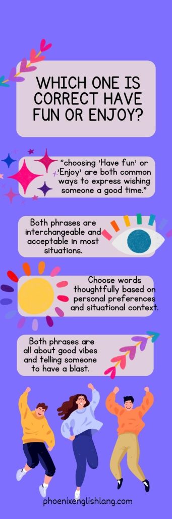 Have fun or Enjoy: Difference + Examples [2024] - Phoenix English