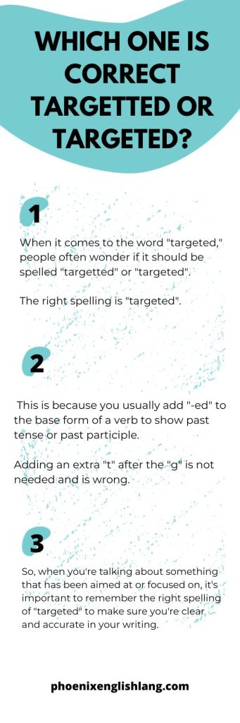 Targetted Or Targeted? - Examples + Spelling [2025] - Phoenix English
