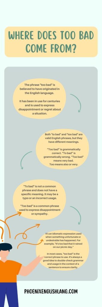 To Bad Or Too Bad - Correct Grammar + Examples [2025] - Phoenix English