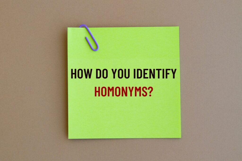 Homophone Vs Homonym Vs Homograph ; Diffrences + Examples - Phoenix English