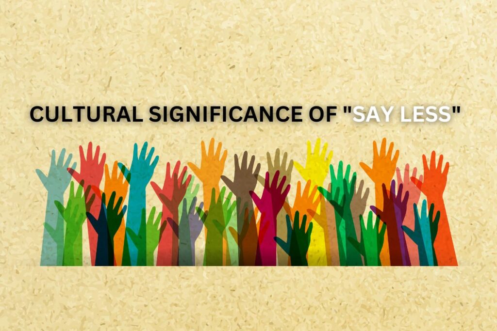 Say Less Meaning + Usage + Origin + Examples [2024] - Phoenix English