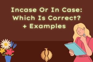 Incase Or In Case: Which Is Correct? + Examples [2024] - Phoenix English