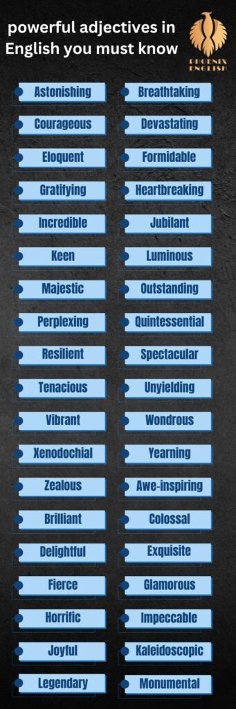 Top 50 Powerful Adjectives In English You Must Know