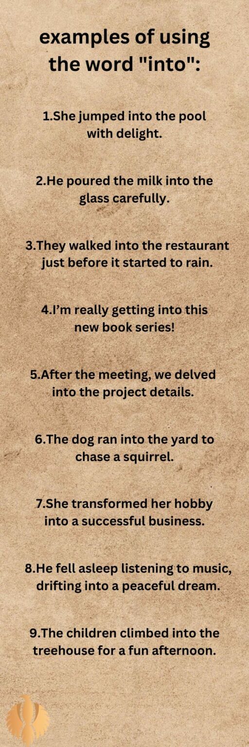 Into vs. In To: Differences + Examples + Grammar[2024] - Phoenix English