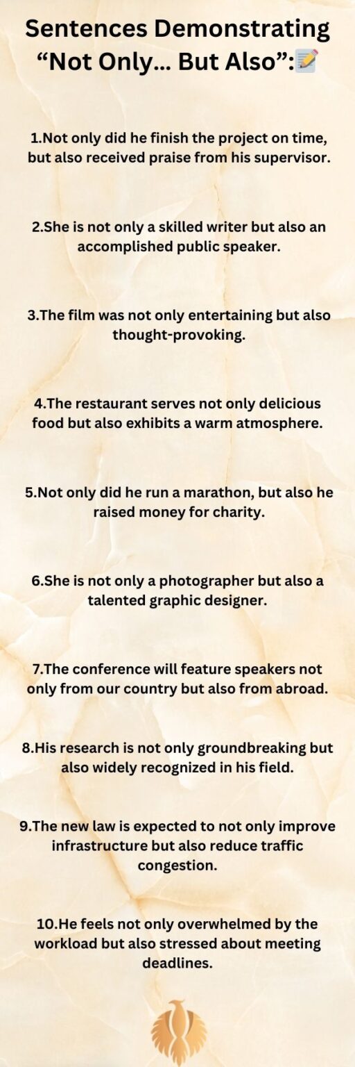 Not Only But Also: Grammar + Examples + Usage [2025] - Phoenix English