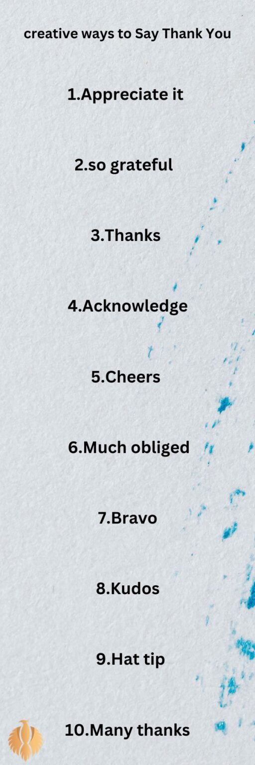 40 Super Creative Ways to Say Thank You + Examples - Phoenix English