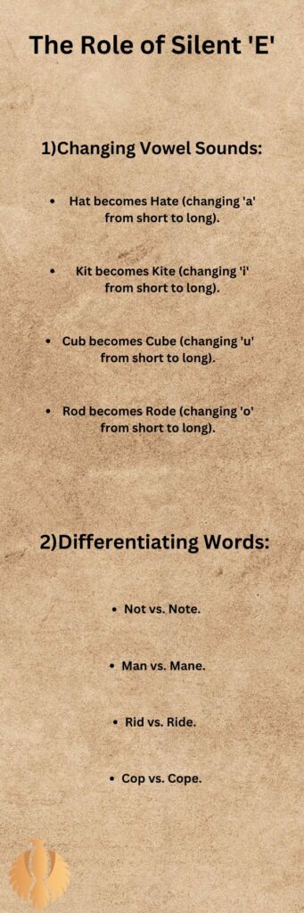 Complete list of silent E words + Examples [2025] - Phoenix English