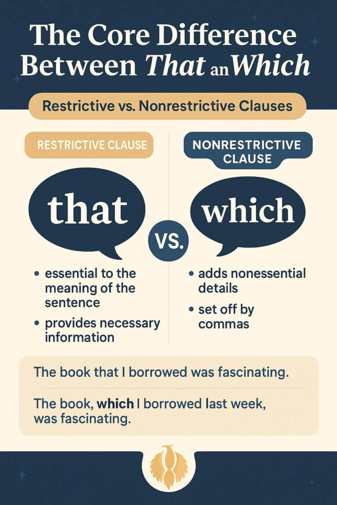 That vs Which | Correct Usage + 2025 Examples - Phoenix English